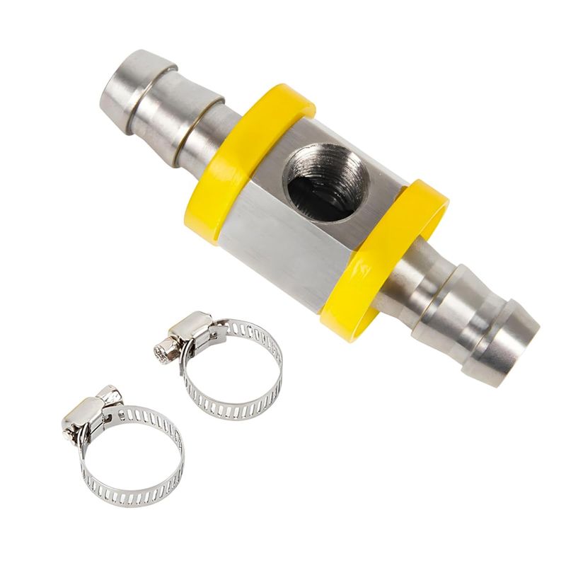 Wevdn 1/2" Stainless Steel Fuel Line Pressure Barbed Push Lock T ...