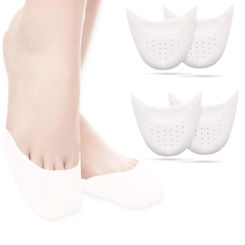 Soft Silicone Gel Toe Protectors Covers, 2 Pairs Toe Caps with ...