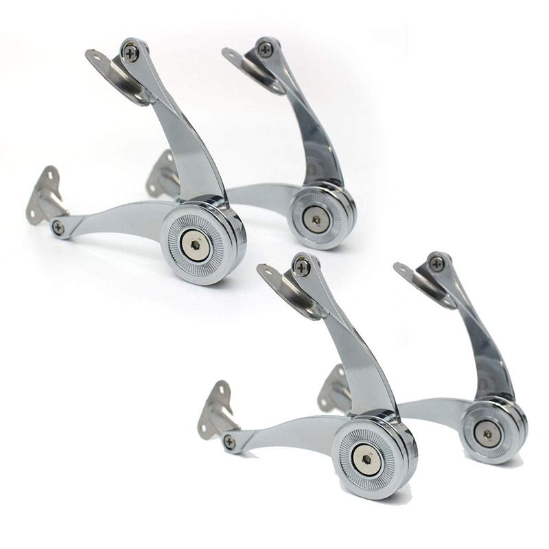 Set of 4 NUZAMAS Lid Support Hinges, Stop Any Angle, Adjustable Lifting ...
