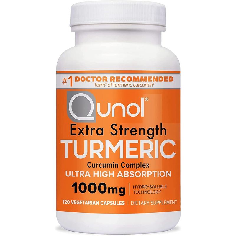 Qunol Turmeric Curcumin Supplement, Turmeric 1000mg With Ultra High ...