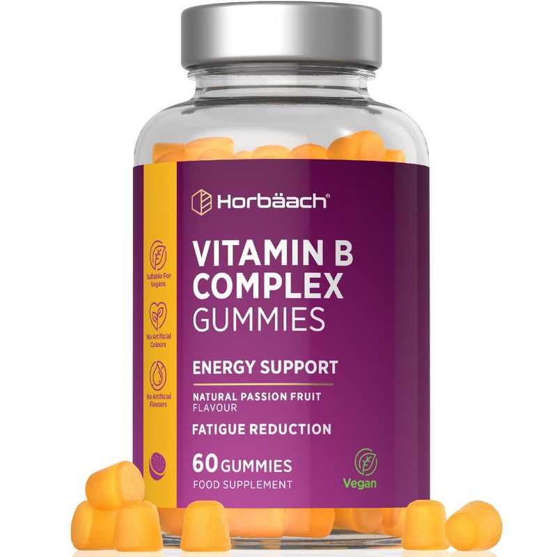 Vitamin B Complex Gummies | 60 Count - Tablet Alternative | High ...