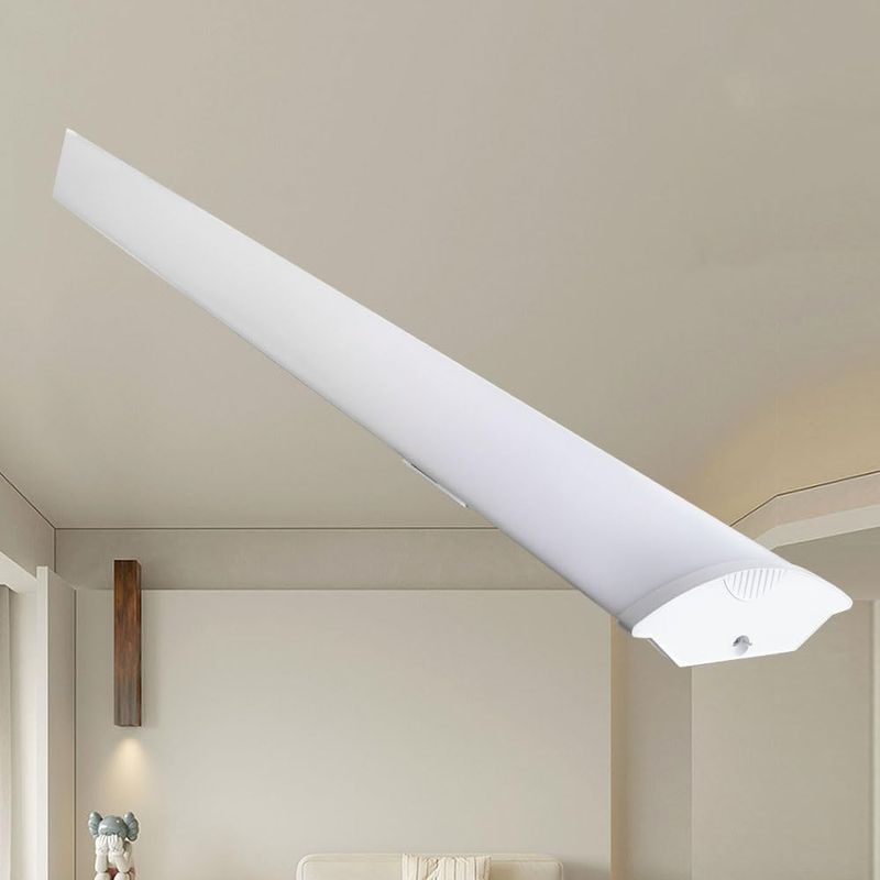 LED Straight Tube Fluorescent Fixture, Base Light, Thin, Width 4.7 ...