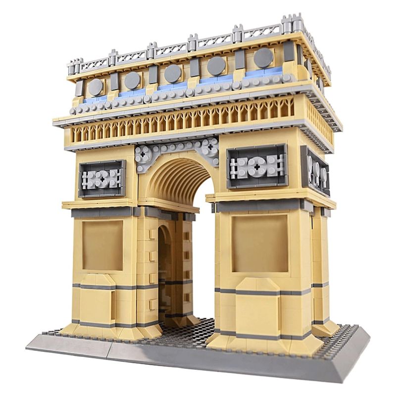 DAHONPA Arc de Triomphe Architecture Building Blocks Set 1390+pcs - World Famous Architectural ...