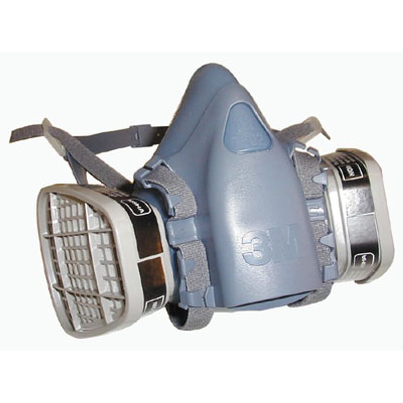 3M 7503 & 2 - 6001 Half Face PPE Respirator Gas Mask Auto Painting ...
