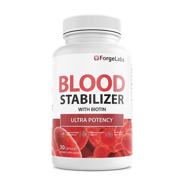 ForgeLabs Blood Stabilizer Forge Labs with Biotin Dietary Supplement 30 ...