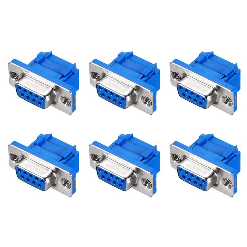 sourcing map D-sub Connector DB9 IDC Crimp Connector Female Socket 9 ...