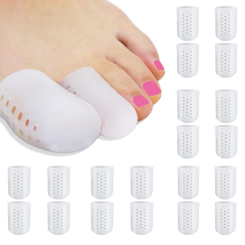 Big Toe Cap with Holes - 20 Pcs Breathable Toe Protector Toe Cover ...