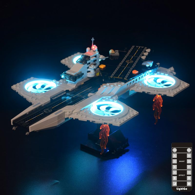 LightGo LED Lighting Kit Designed for Lego 76295 The Avengers Helicarrier Building Set - Not ...
