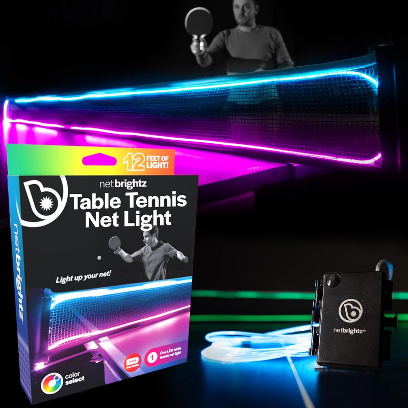 Brightz NetBrightz LED Ping Pong Net Light - Glow in The Dark Ping Pong ...