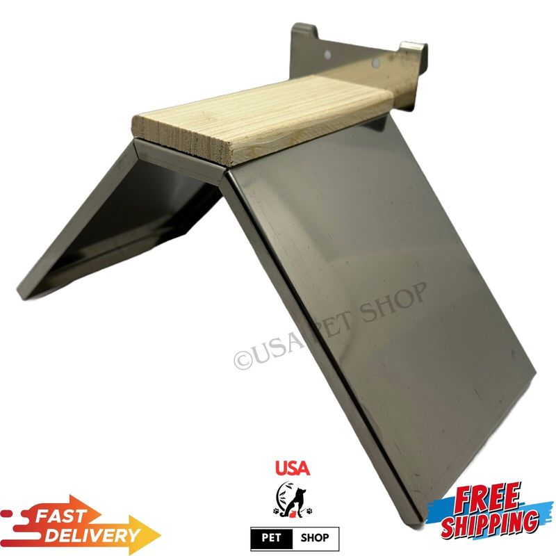 Stainless Steel Perches Birds Stand Rest V Shape For Pigeons and Birds ...