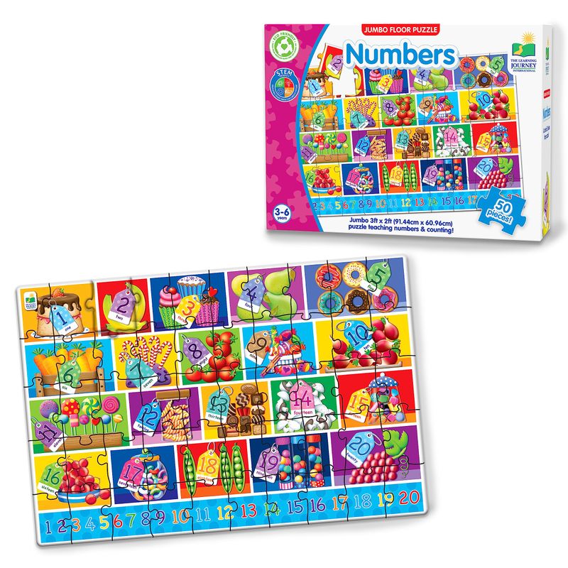 The Learning Journey: Jumbo Floor Puzzles - Numbers - Floor Puzzles For ...