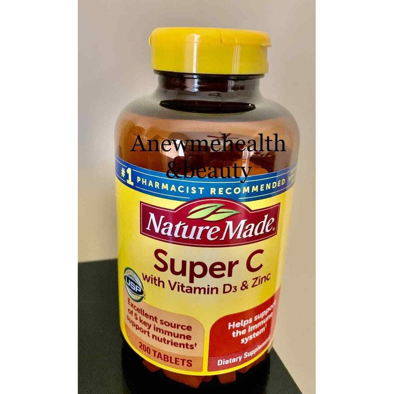 Nature Made Super C immune complex with vitamin D3 and zinc 200 tabs 06 ...