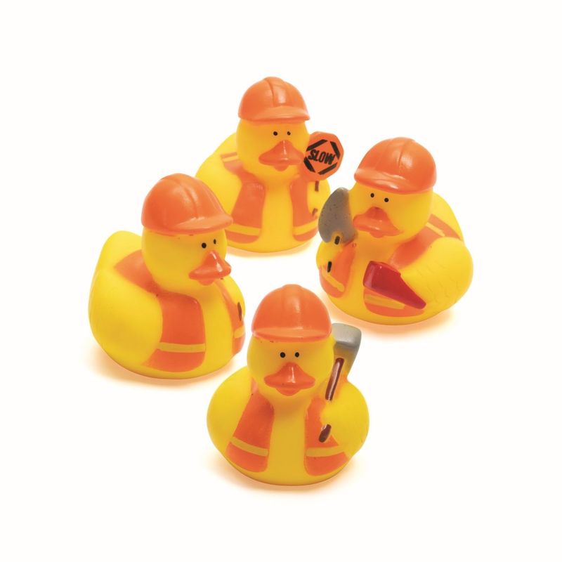 Fun Express Construction Rubber Duckies (Set of 12 Ducks) - Online ...