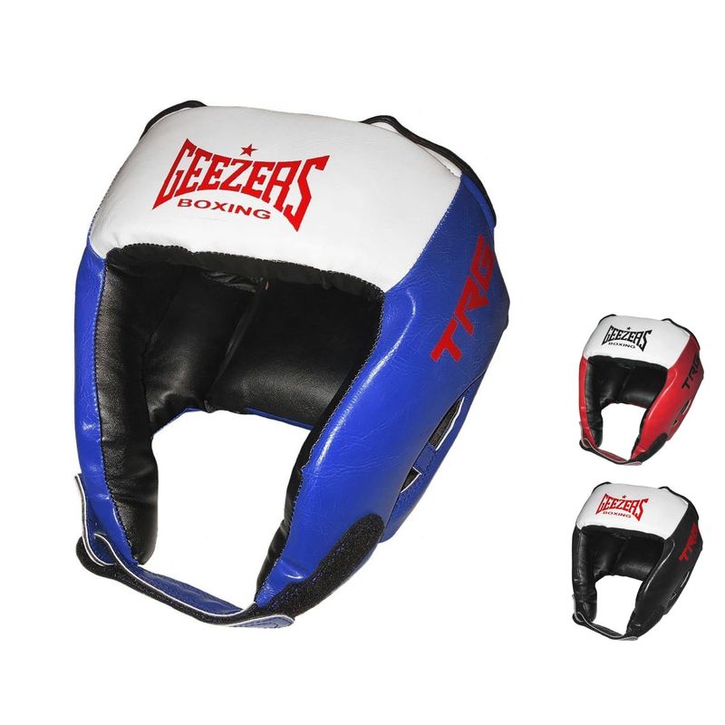 Geezers Boxing Junior TRG Training Open Face Head Guard for Boxing, MMA ...