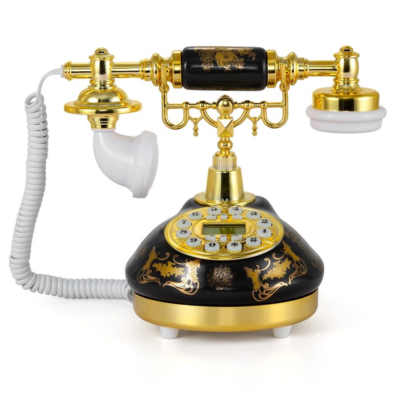 Dyna-Living Vintage Landline Phone Antique Telephone Old Fashion Phone ...