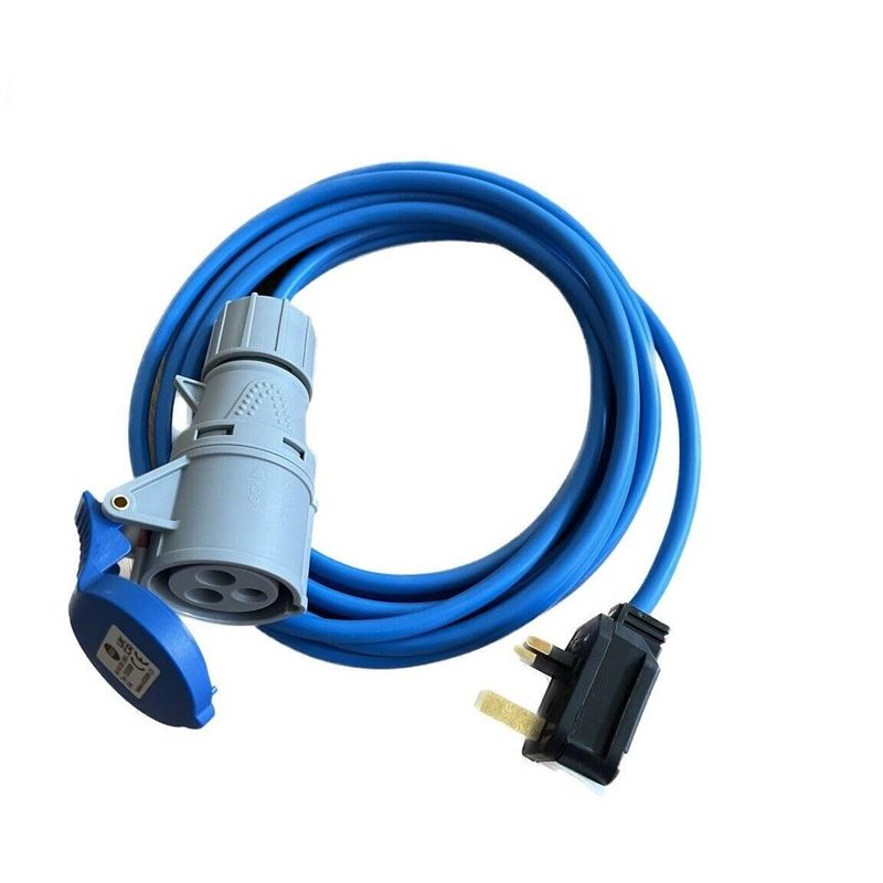 K M Electronics 13A Plug to 32A Socket Adaptor Cable, Generator, Power ...