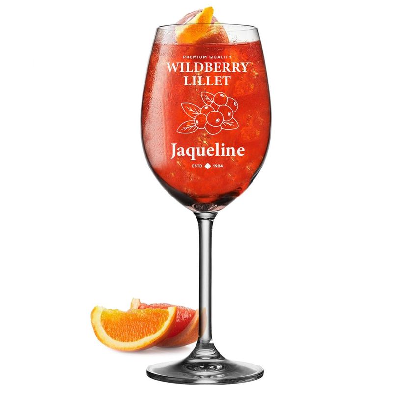 polar-effekt Leonardo Aperol Lillet Glas 460 ml mit Gravur - das ...