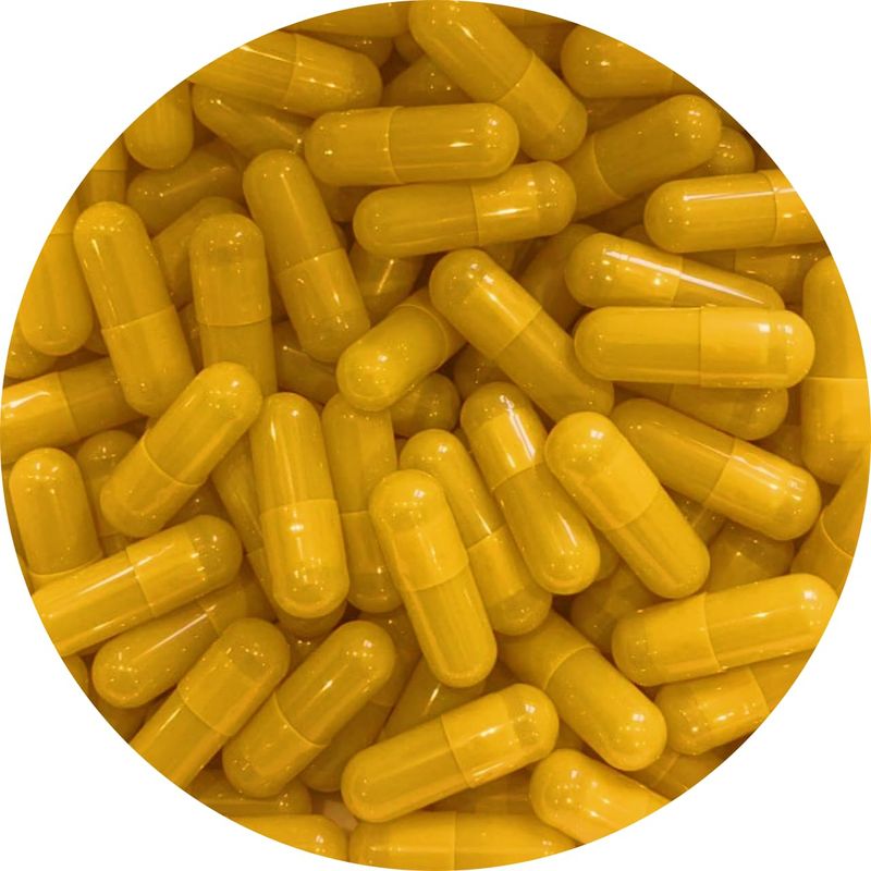 Pure Capsules® Size 00 Golden Yellow Empty Gelatine Capsules for Self ...