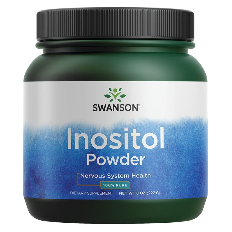 Swanson 100% Pure Inositol Powder - Natural Supplement Promoting Focus ...