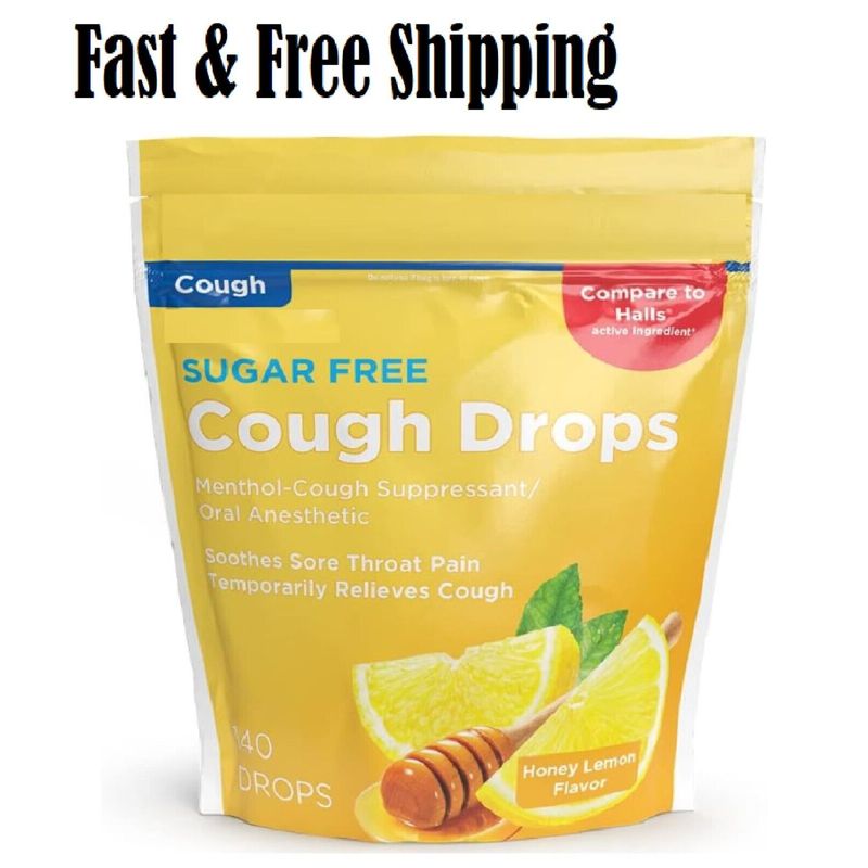 Sugar Free Honey Lemon Cough Drops, 140 Count (Previously SoundHealth) 14.54 Oz - Online ...