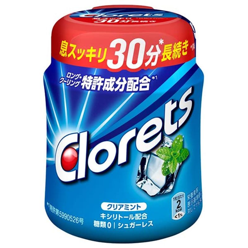 Mondelez Japan Clorets XP Bottle R Clear Mint (Gum Gum) 4.9 oz (140 g ...