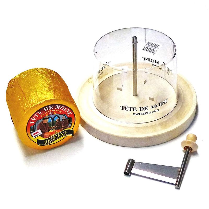 Girolle original swiss made Set Käsehobel Tete de Moine Reserve gereift ...