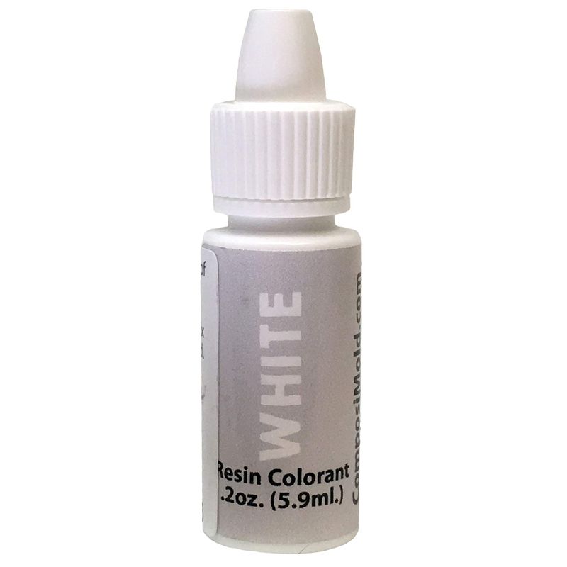 White Epoxy Pigment (Colorant, Dye, Tint) 6cc (0.2 oz.) - Online ...