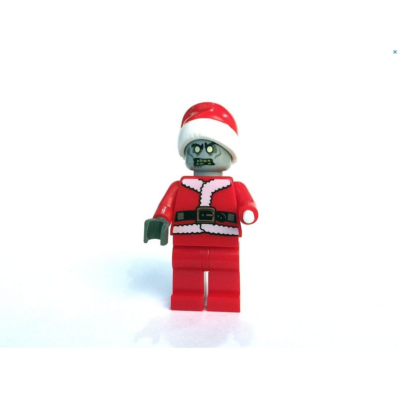 Mountain of Awesome Zombie Santa Custom Lego Minifigure - EveryMarket