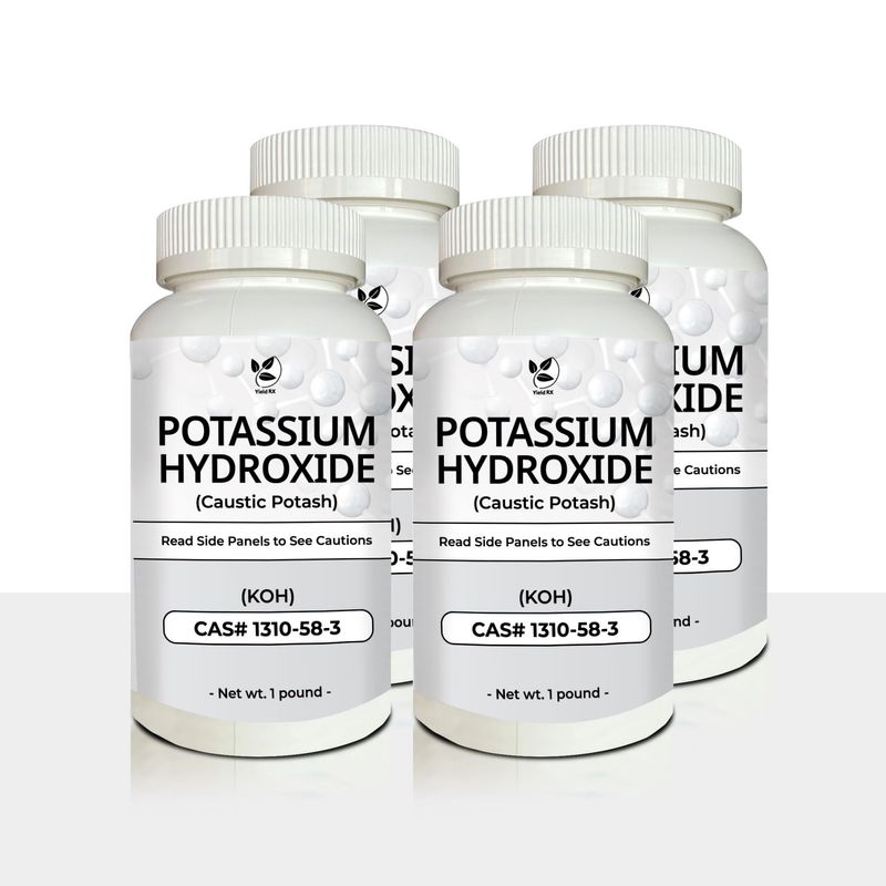 Yield RX Potassium Hydroxide (Caustic Potash) (KOH) - Chemical | Pack ...
