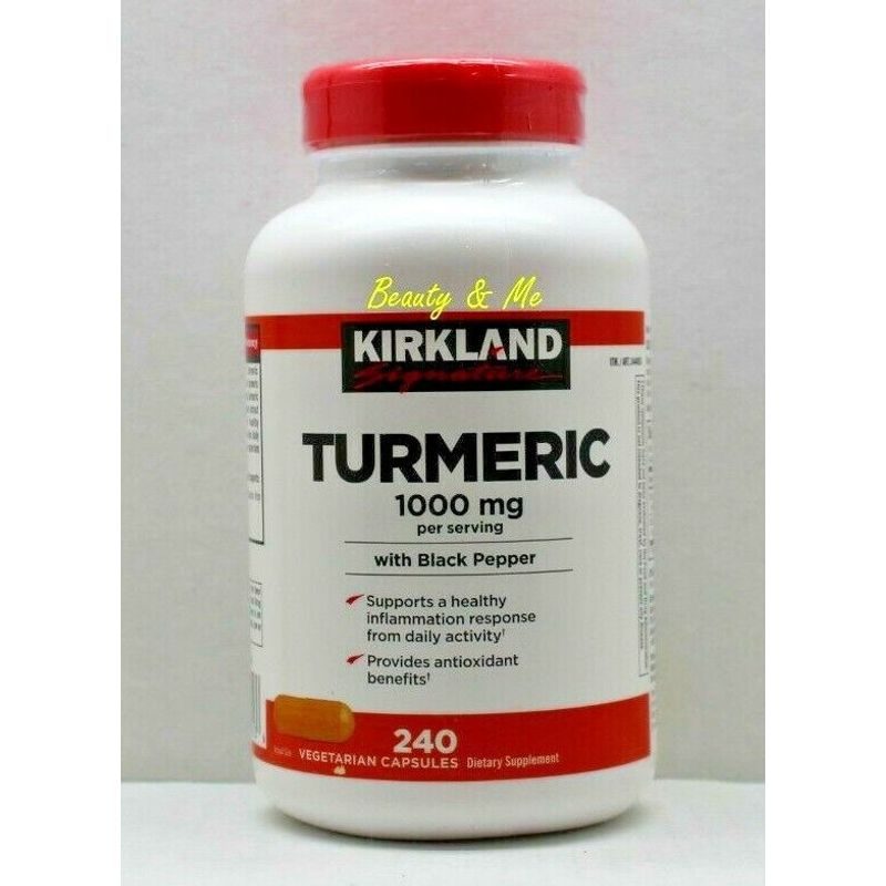 Kirkland Signature Turmeric 1000 mg., 240 Capsules - EveryMarket