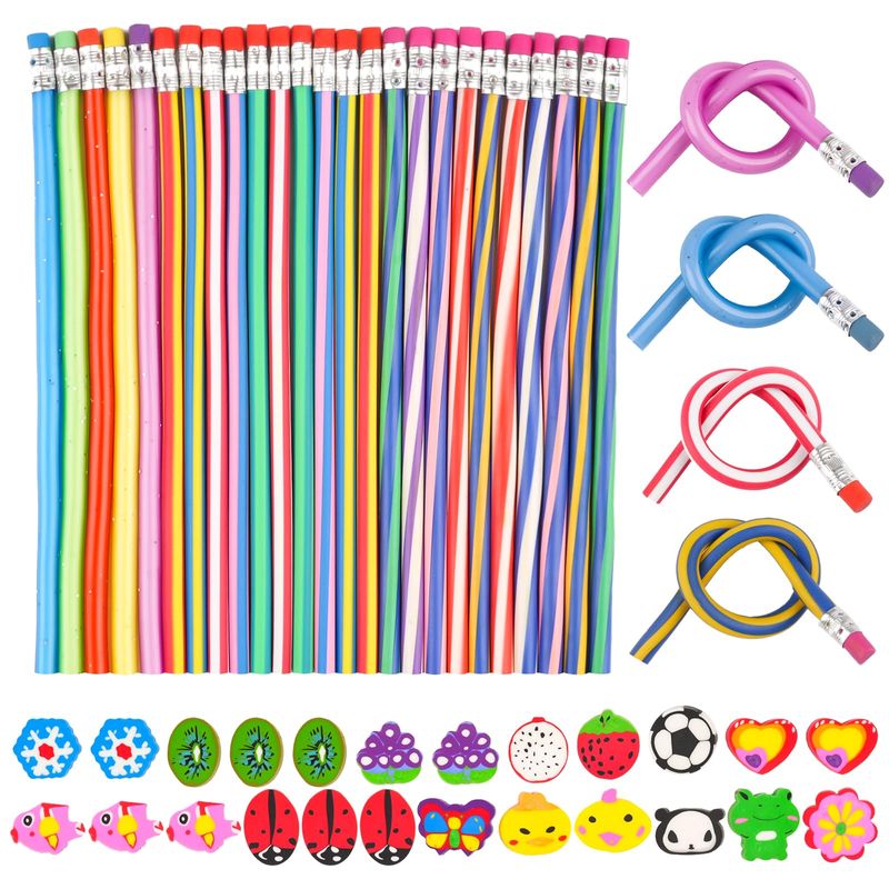 Deepton Bending Pencils Children, Pack of 25 Pencils Children's Party ...