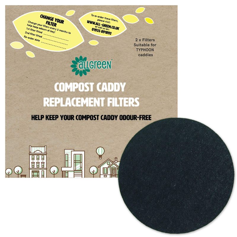 Compost Caddy Spare Filters - Suitable for the Typhoon Vintage caddies ...