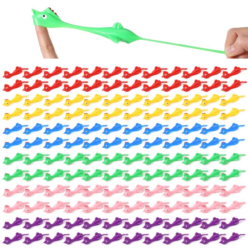 Sratte 150 Pieces Slingshot Chicken Finger Slingshot Toys Rubber ...