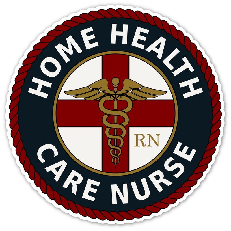Home Health Care Nurse Certified RN Caduceus Staff of Hermes Gift for ...