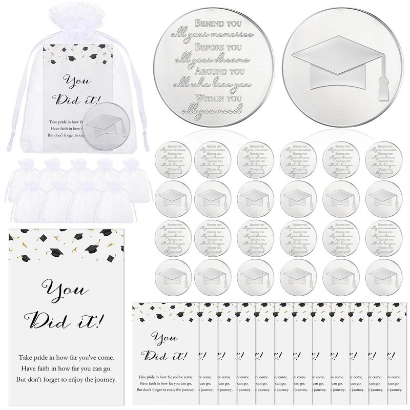 Tandefio 25 Set Class of 2025 Graduation Gifts Inspirational Graduation ...