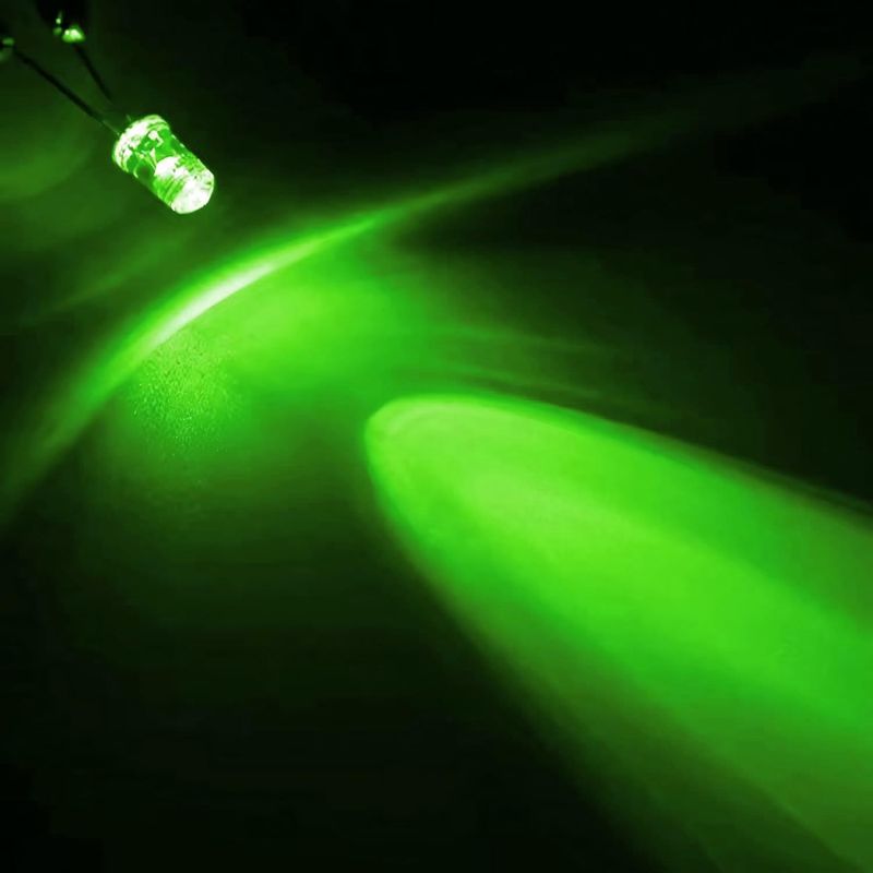 Audiofan LED with Built-in Resistor, 5mm Light Emitting Diode, Resistor ...