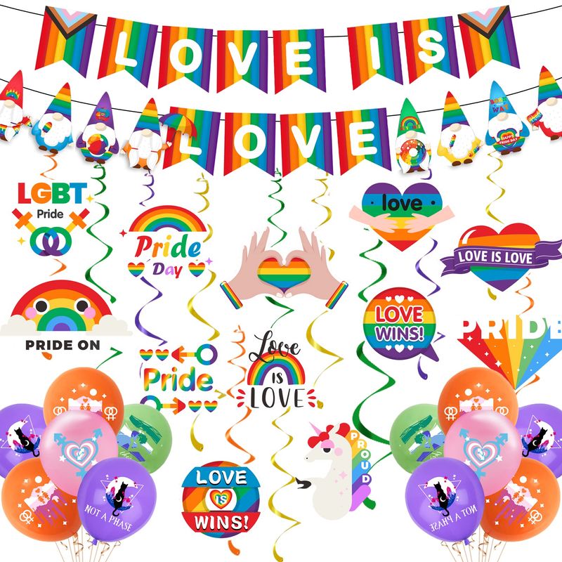 Buscando Pride LGBTQ Decorations Pride Party Bunting Decorations Pride ...