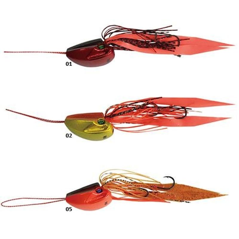 Hayabusa SE171#1 Metal Jig, Musou Red Snapper Free Slide, DN Head ...