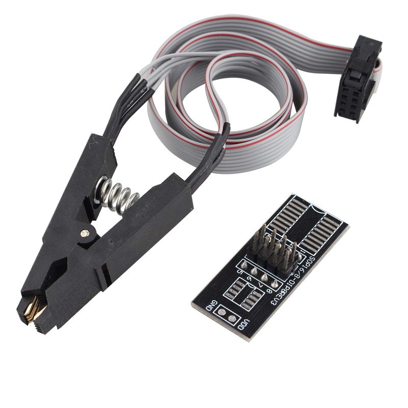 HALJIA SOIC8 SOP8 Test IC Clip Testing Clip Socket Adpter For Flash ...