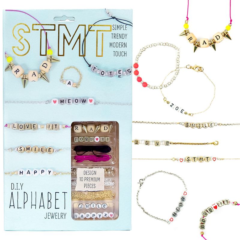 STMT DIY Alphabet Jewelry Set, Design 10 Premium Personalized VSCO Girl ...