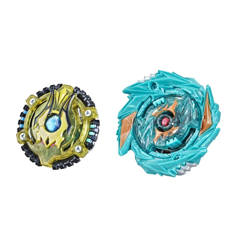 Beyblade Burst Surge Speedstorm Demise Satomb S6 and Anubion A6 ...