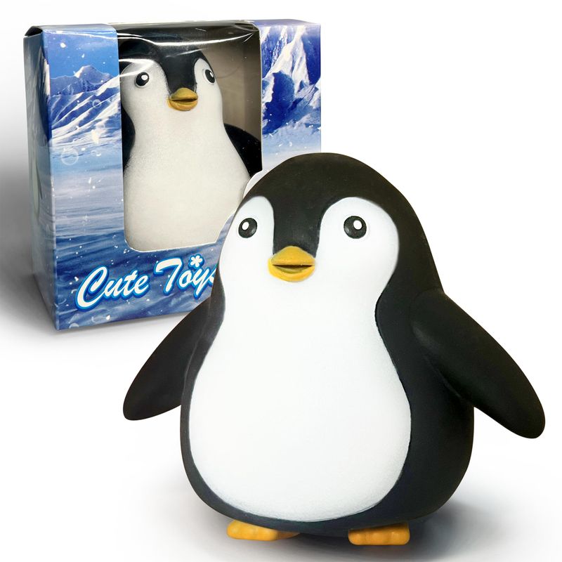 ZTATU Penguin Sensory Toys Stress Balls for Kids (1PCS) Squishy Dough ...