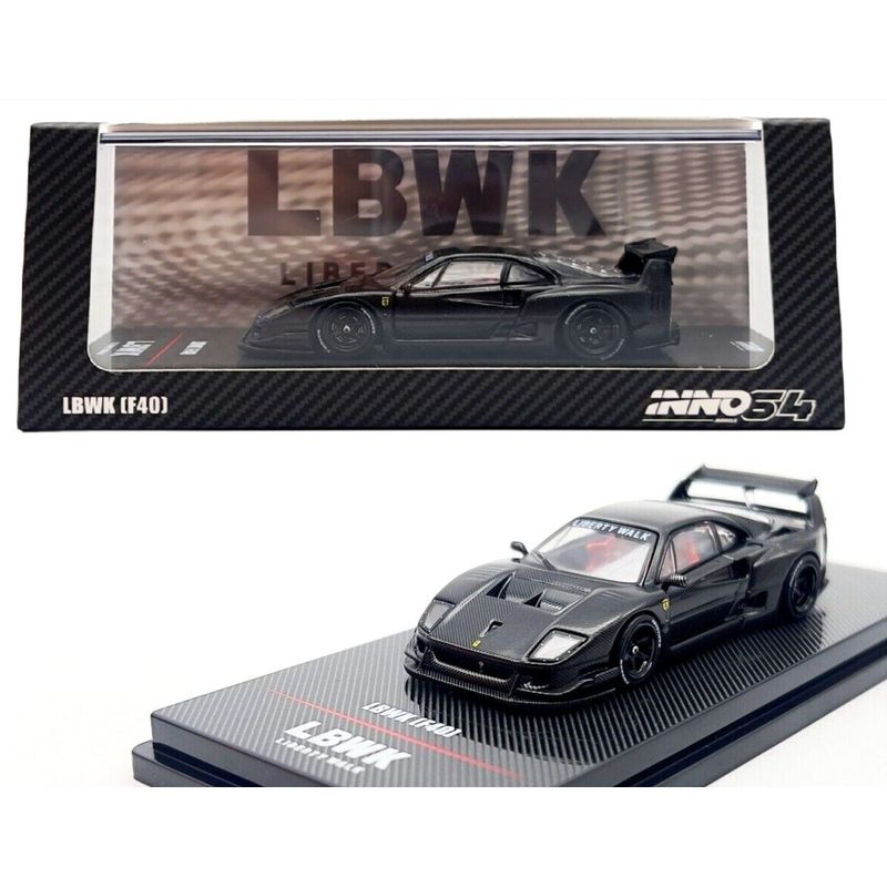 INNO64 1:64 Liberty Walk LBWK F40 Full Carbon Fiber Ferrari Diecast ...