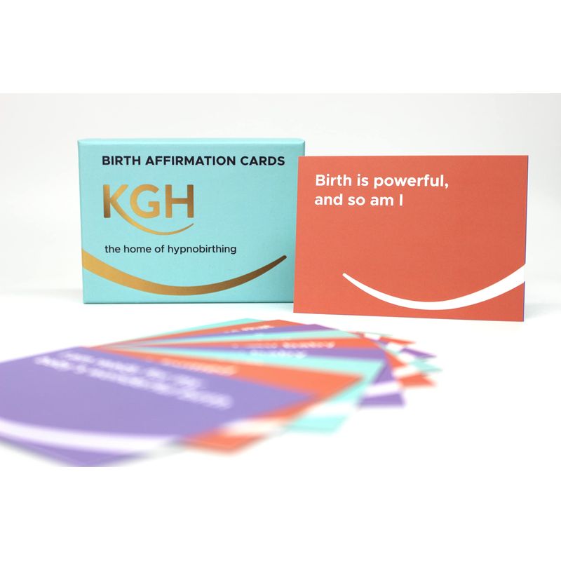 Birth Affirmation Cards - A beautiful box of 30 positive statements to ...