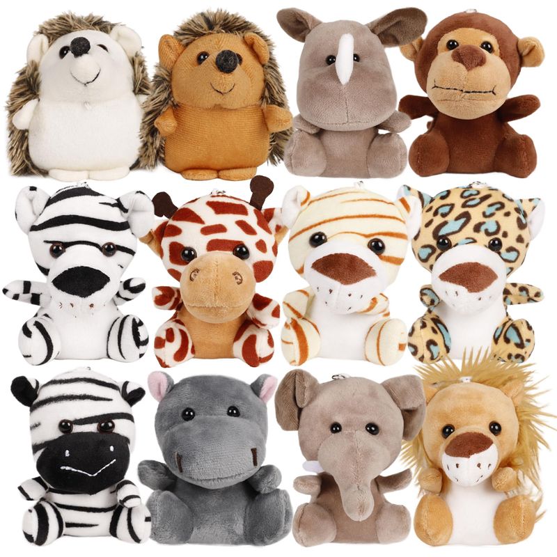 Spoilu Small Stuffed Animals Bulk, 12 Pieces Cute Plushies, 4.5 Inch ...