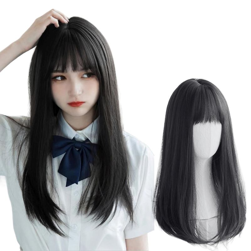 East Leaf Wig, Long, Straight Full Wig, Heat Resistant, Natural ...