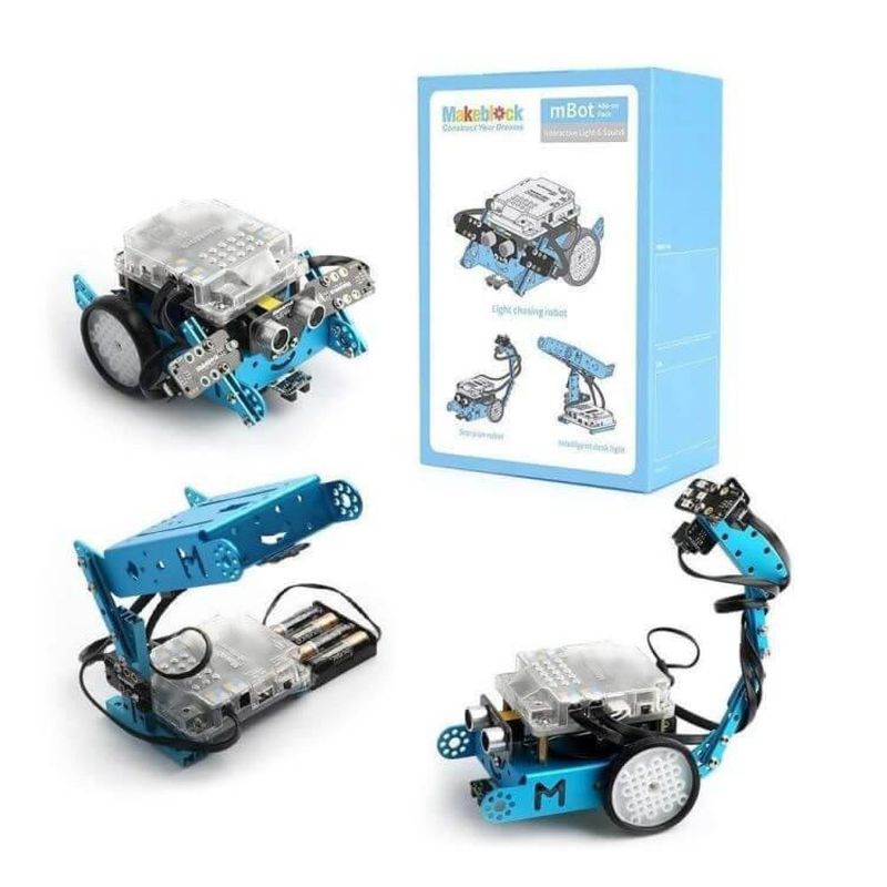 Makeblock Interactive Light & Sound Robot Add-on Pack Designed for mBot, 3-in-1 Robot Add-on ...