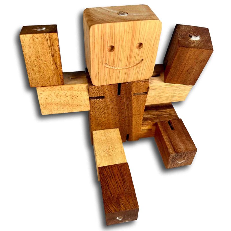 Woodie Man - Bendable Wooden Person - EveryMarket