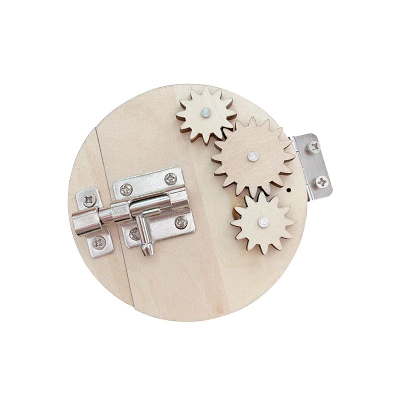 Milageto Kids Montessori Busy Board Toy Wooden Learning Toy ...