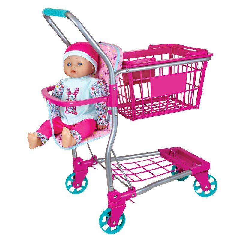 Lissi Shopping Cart with 16" Baby Doll - Online Marketplace - EveryMarket